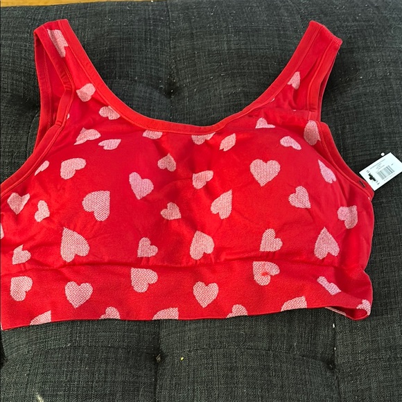torrid | Intimates & Sleepwear | Torrid Red And Pink Heart Pattern Bra ...